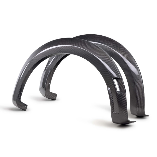 Carbon fiber wide front fender flares for 2017-2020 Ford Raptor